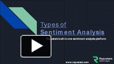 Types of Sentiment Analysis presentation | free to download