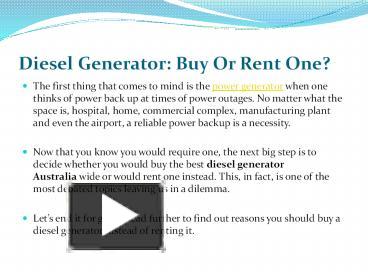 power generator presentation | free to download