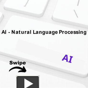 AI - Natural Language Processing presentation | free to download