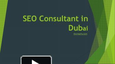 PPT – SEO Consultant in Dubai PowerPoint presentation | free to ...