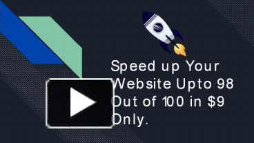 PPT – Website Speed Optimization PowerPoint presentation | free to ...