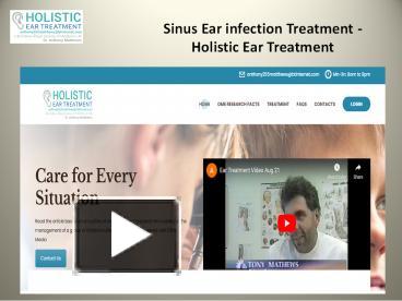 PPT – Sinus Ear infection Treatment - Holistic Ear Treatment PowerPoint ...