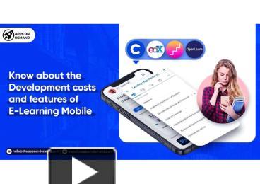 PPT – Know About The Development Costs And Features Of E-Learning ...