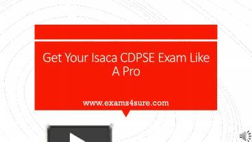 PPT – CDPSE Practice Exam Questions 2022 PowerPoint presentation | free ...