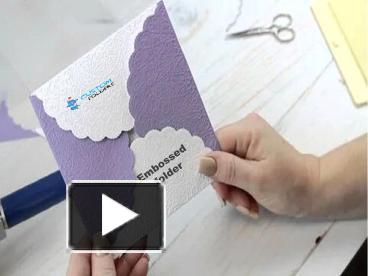 PPT – Embossed Presentation Folders PowerPoint presentation | free to ...