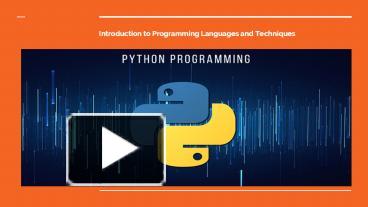 PPT – Python Training in Noida PowerPoint presentation | free to ...