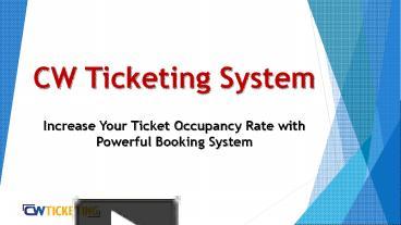 PPT – Ticket Booking and Management System PowerPoint presentation ...