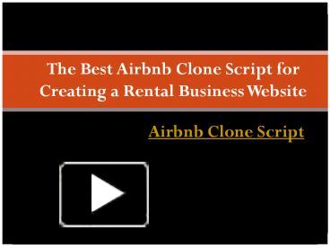 PPT – The Best Airbnb Clone Script for Creating a Rental Business ...