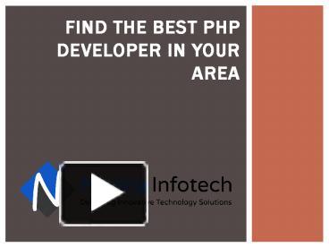 PPT – Find the best PHP developer in Your area PowerPoint presentation ...