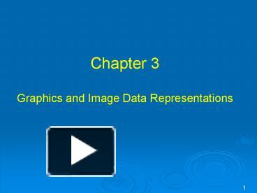 Graphics and Image Data Representations presentation | free to view