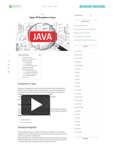 PPT – Types Of Exceptions In Java PowerPoint presentation | free to ...