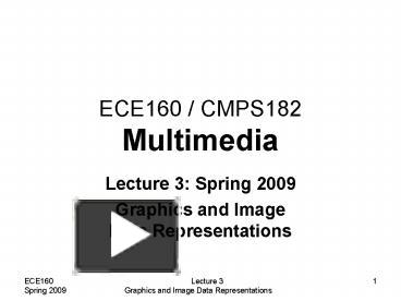 PPT – ECE160 PowerPoint presentation | free to download - id: 943ee-ZTk1M