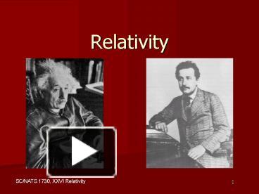 Relativity presentation | free to download