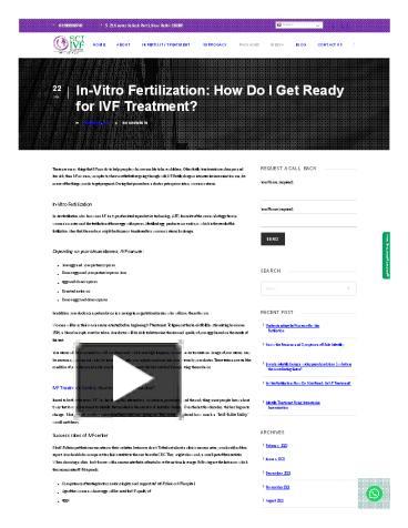 In Vitro Fertilization: How Do I Get Ready for IVF Treatment ...