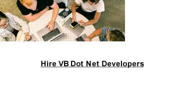 PPT – Hire VB Dot Net Developers PowerPoint presentation | free to ...
