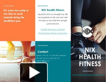 Crossfit Training in Leicester presentation | free to download