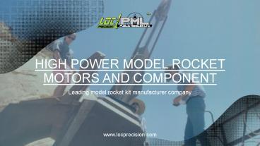 PPT – Get High Power Model Rocket Motors and Component Online ...