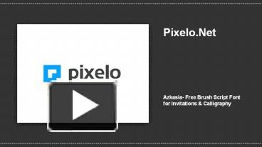 PPT – Wedding Calligraphy Fonts PowerPoint presentation | free to ...