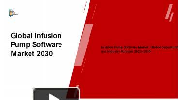Infusion Pump Software Market: Global Opportunity Analysis and Industry ...