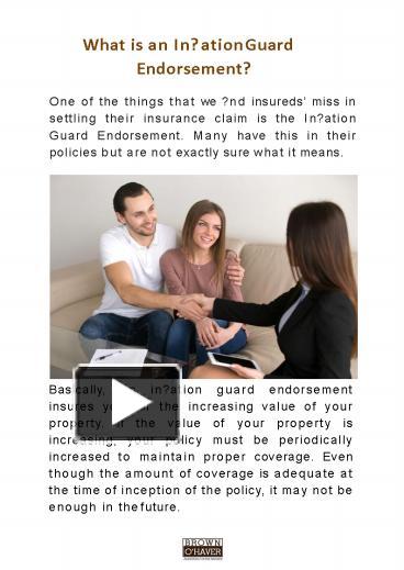 PPT – What is an Inflation Guard Endorsement? PowerPoint presentation ...