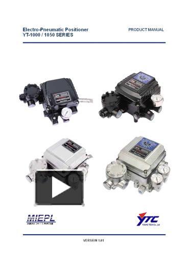 PPT – Rotork YTC YT-1000R Electro Pneumatic Positioner Product Manual ...