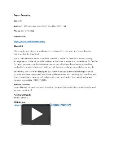 Repass Reception presentation | free to download