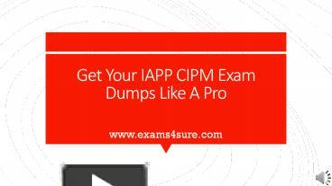 PPT – CIPM Questions Answers PowerPoint presentation | free to download ...