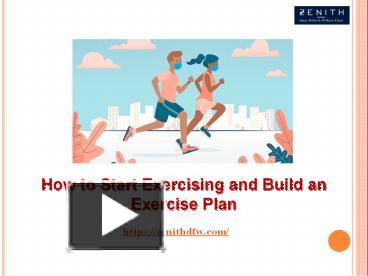 PPT – How to Start Exercising and Build an Exercise Plan PowerPoint ...