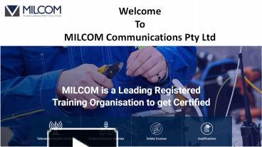 PPT – ACMA Cabling Licence at Milcom PowerPoint presentation | free to ...