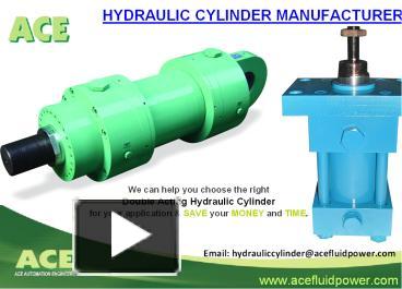 PPT – Hydraulic Cylinder Manufacturers PowerPoint presentation | free ...