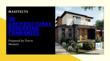 PPT – 3d architectural rendering companies PowerPoint presentation ...