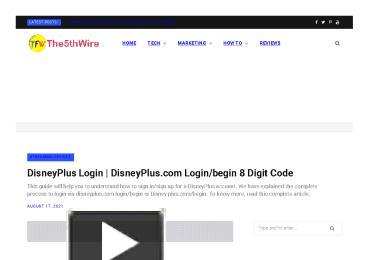 PPT – DisneyPlus Login/Begin With 8 Digit Code in 2022 PowerPoint ...