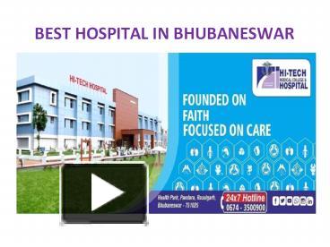 PPT – Best Hospital in Bhubaneswar PowerPoint presentation | free to ...