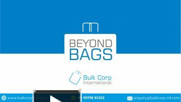 PPT – A Mini Guide to FIBC Bag Design for Food Businesses PowerPoint ...