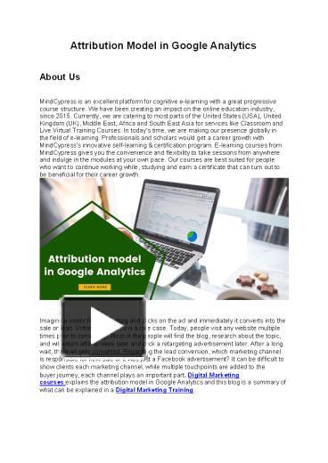 PPT – Attribution Model in Google Analytics PowerPoint presentation ...