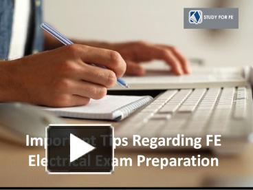 Important Tips Regarding FE Electrical Exam Preparation (1 ...