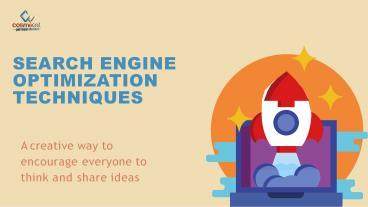 PPT – Search Engine Optimization Techniques PowerPoint presentation ...