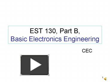 Evolution of Electronics Engineering presentation | free to download