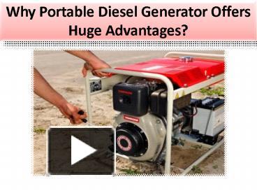 PPT – Diesel generator: List of providing superior-quality PowerPoint ...