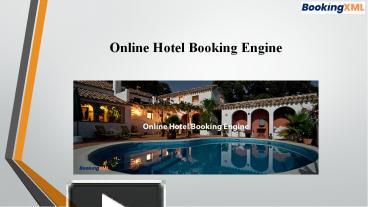 Online Hotel Booking Engine presentation | free to download