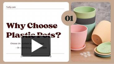 Why Choose Fancy Plastic Plant Pots? presentation | free to download