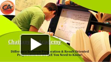 PPT – Result Oriented Preparation of IIT-JEE PowerPoint presentation ...
