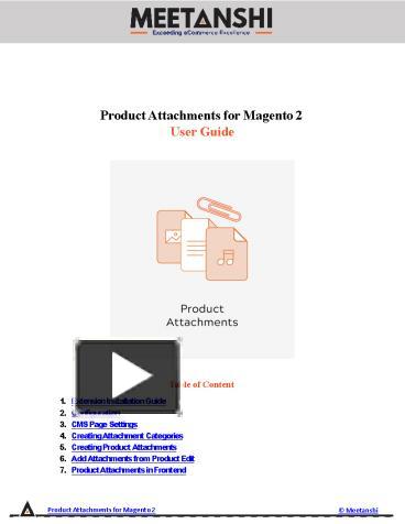 PPT – Magento 2 Product Attachments PowerPoint presentation | free to ...