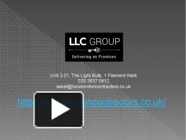 PPT – Local London Contractors Group PowerPoint presentation | free to ...
