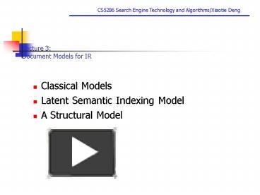 PPT – Classical Models PowerPoint presentation | free to view - id ...