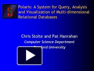 PPT – Polaris: A System for Query, Analysis and Visualization of Multi ...