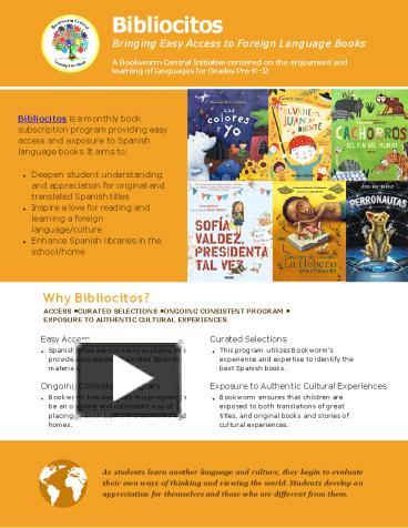 PPT – Bookworm Central Bibliocitos 2021 Flyer PowerPoint presentation ...