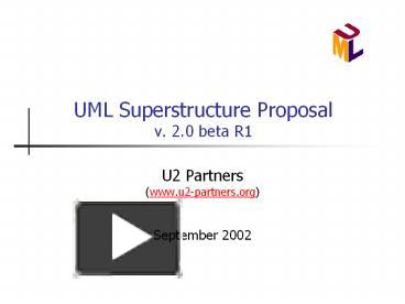 PPT – UML Superstructure Proposal v. 2.0 beta R1 PowerPoint ...