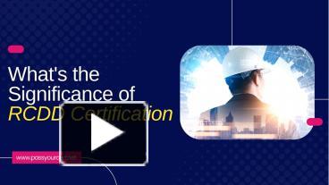 What's the Significance of RCDD Certification for your Structured ...