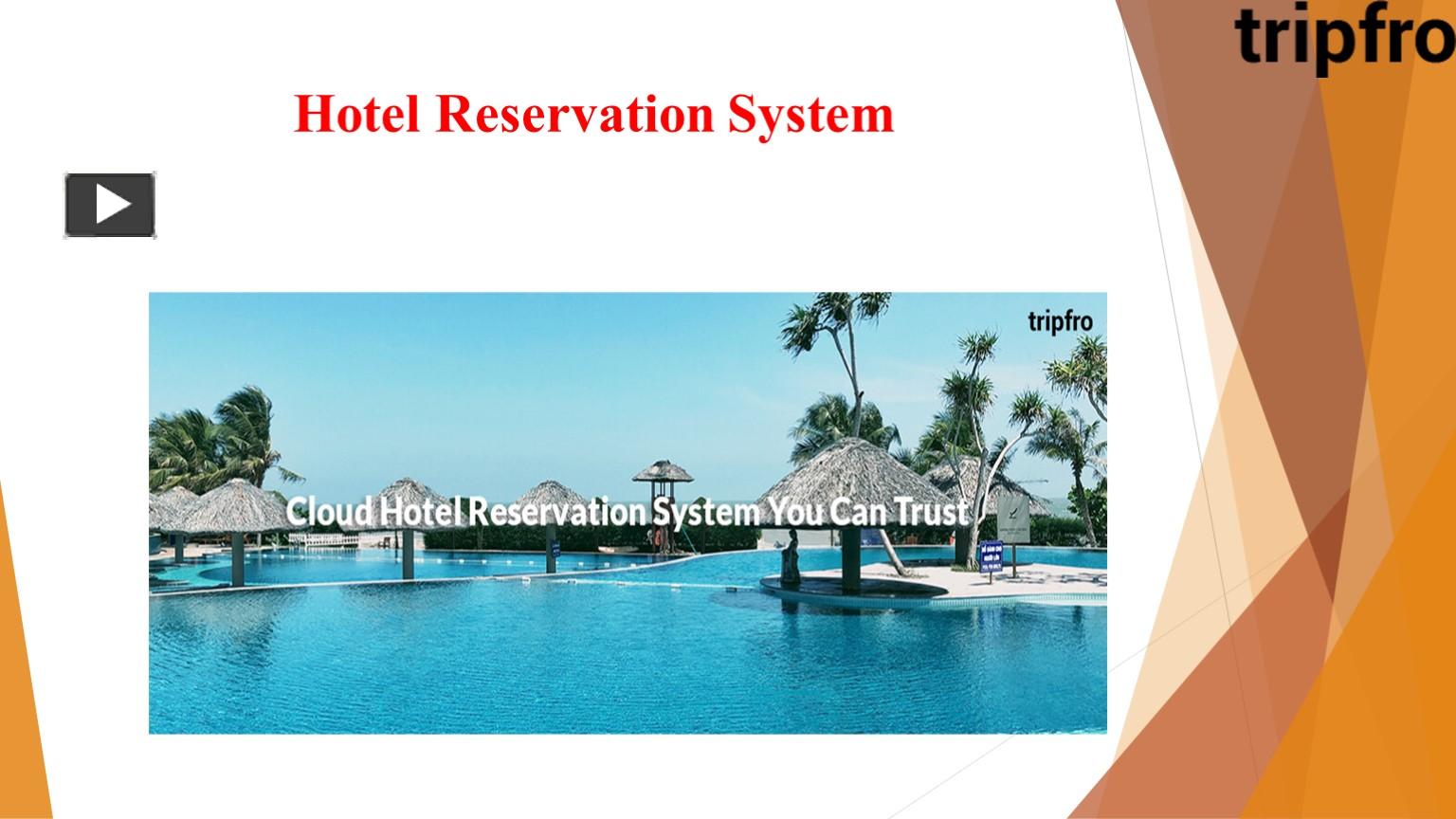 Hotel Reservation System presentation | free to download